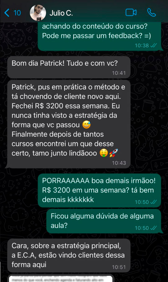 Eu Patrick Pereira – Clientes Automáticos